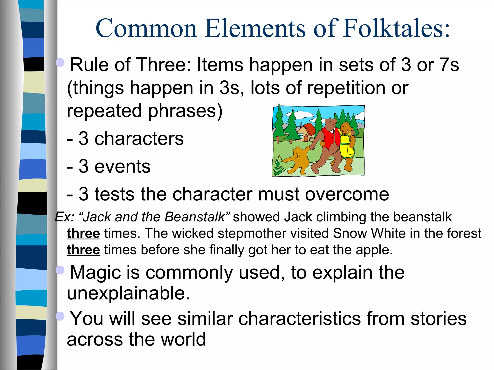 Elements of Folktales | PPT