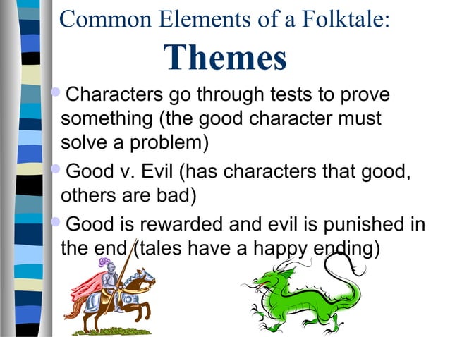 Elements of Folktales | PPT