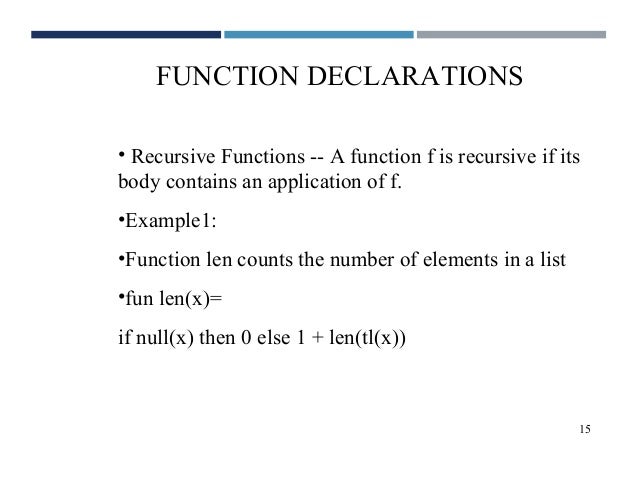 Elements of functional programming