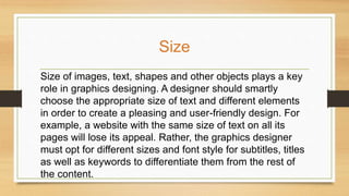 Elements of Graphic Design - Avantika University | PPT
