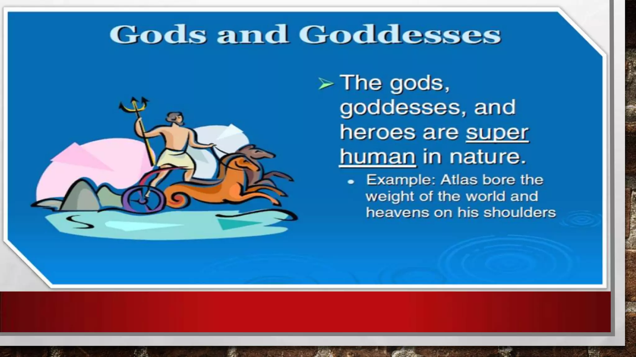 Elements of Greek Myths | PPT