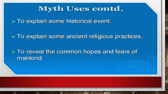Elements of Greek Myths | PPT