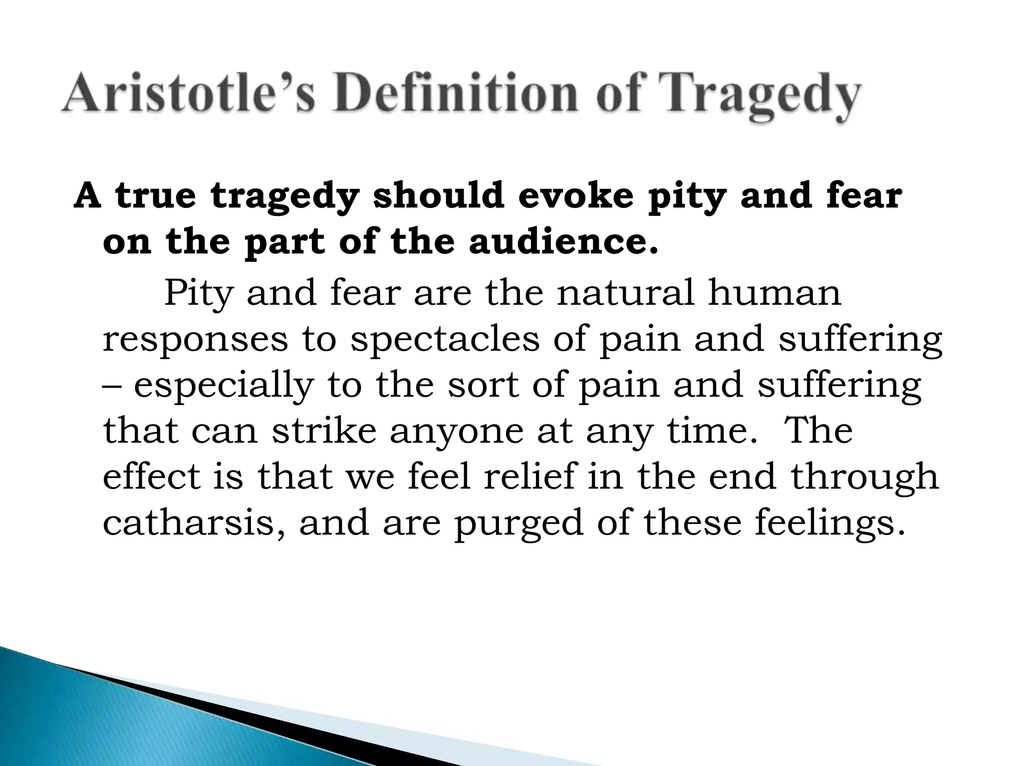 Elements of greek tragedy and the tragic hero | PPTX
