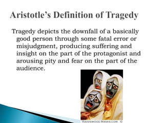 Elements of greek tragedy and the tragic hero | PPTX