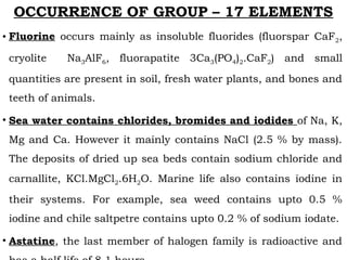 Elements of Group 16 17 & 18.in detail pptx | PPTX
