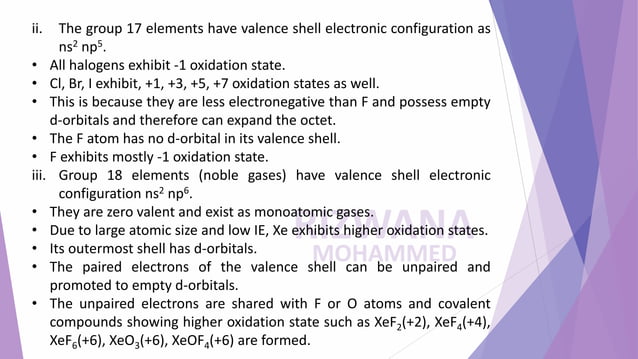 2nd Lecture on Elements of groups 16, 17 & 18 | Chemistry Part I | 12th ...