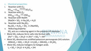 4th Lecture on Elements of groups 16, 17 & 18 | Chemistry Part I | 12th ...