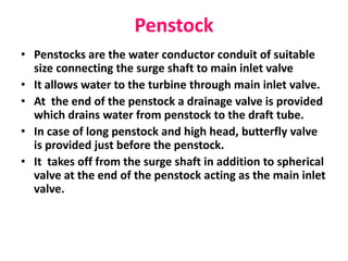 Elements of HYDRO ELECTRIC POWER PLANTS | PPTX