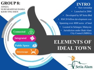 Elements of ideal town - Town & Country Planning | PPTX