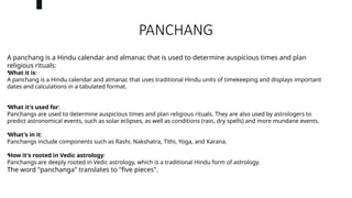 Elements of Indian Calendar : deeply rooted in the country’s ancient ...