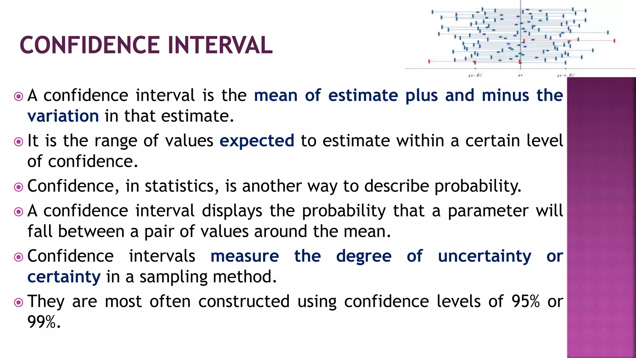 Elements of inferential statistics | PPTX