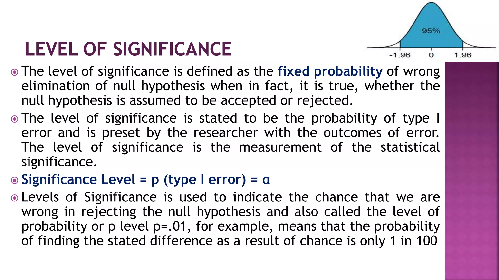 Elements of inferential statistics | PPTX