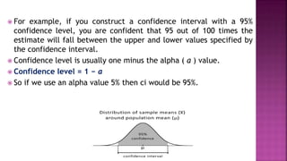 Elements of inferential statistics | PPTX