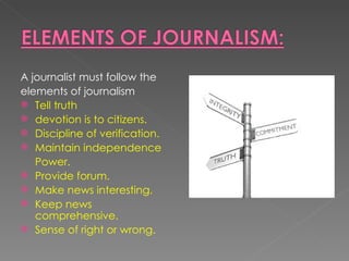 Elements of journalism (5) | PPT