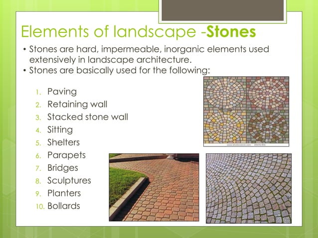 Elements of landscape | PPTX