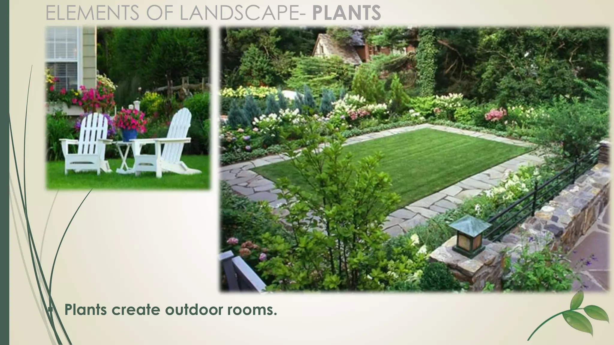 Elements of landscape design | PPTX