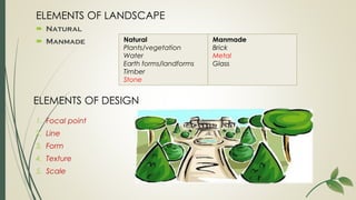 Elements of landscape design | PPTX