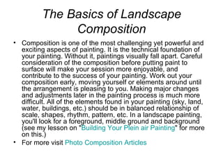 Elements of landscape guidleines | PPT
