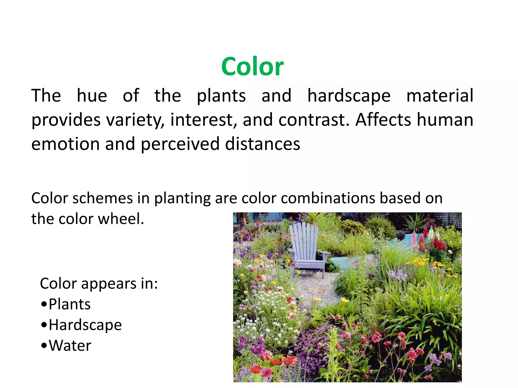 Elements of landscaping | PDF
