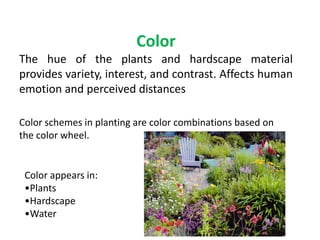 Elements of landscaping | PDF