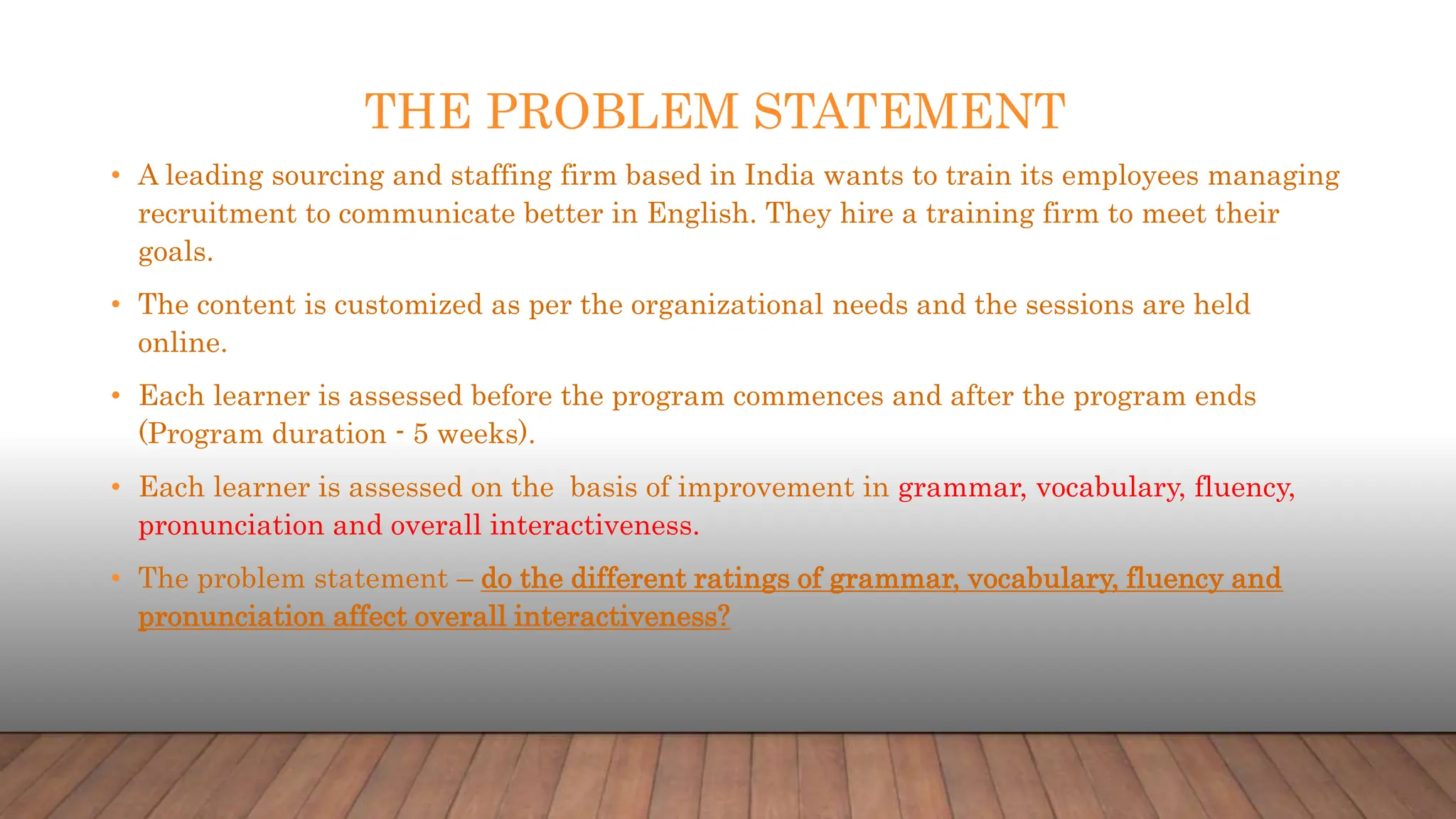 Elements of language learning - an analysis of how different elements ...