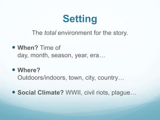 Elements of Literature (Review) | PPTX | Drama | Genres