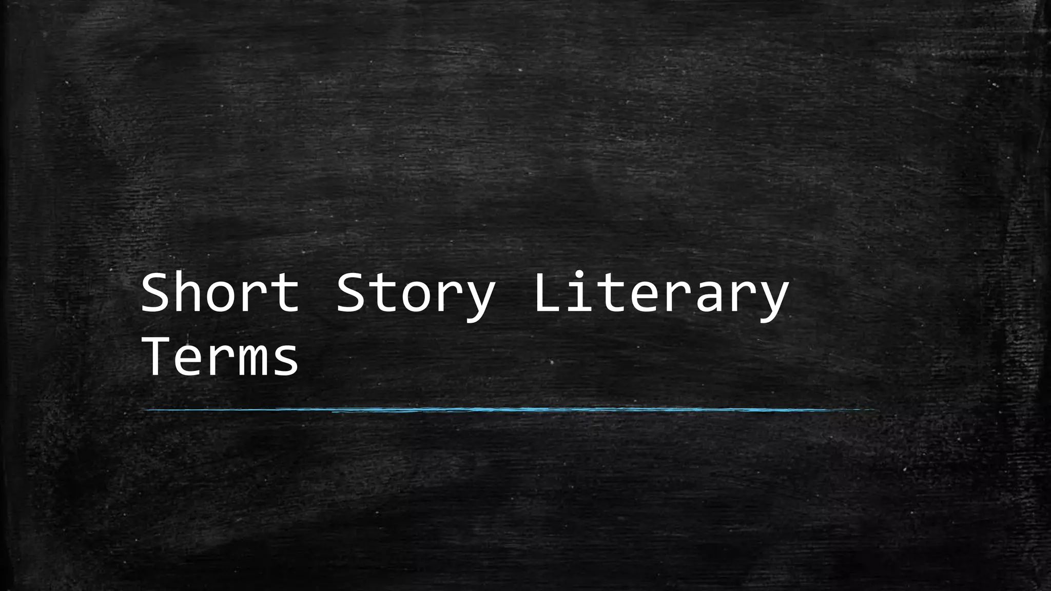 Elements of Literature | PPTX