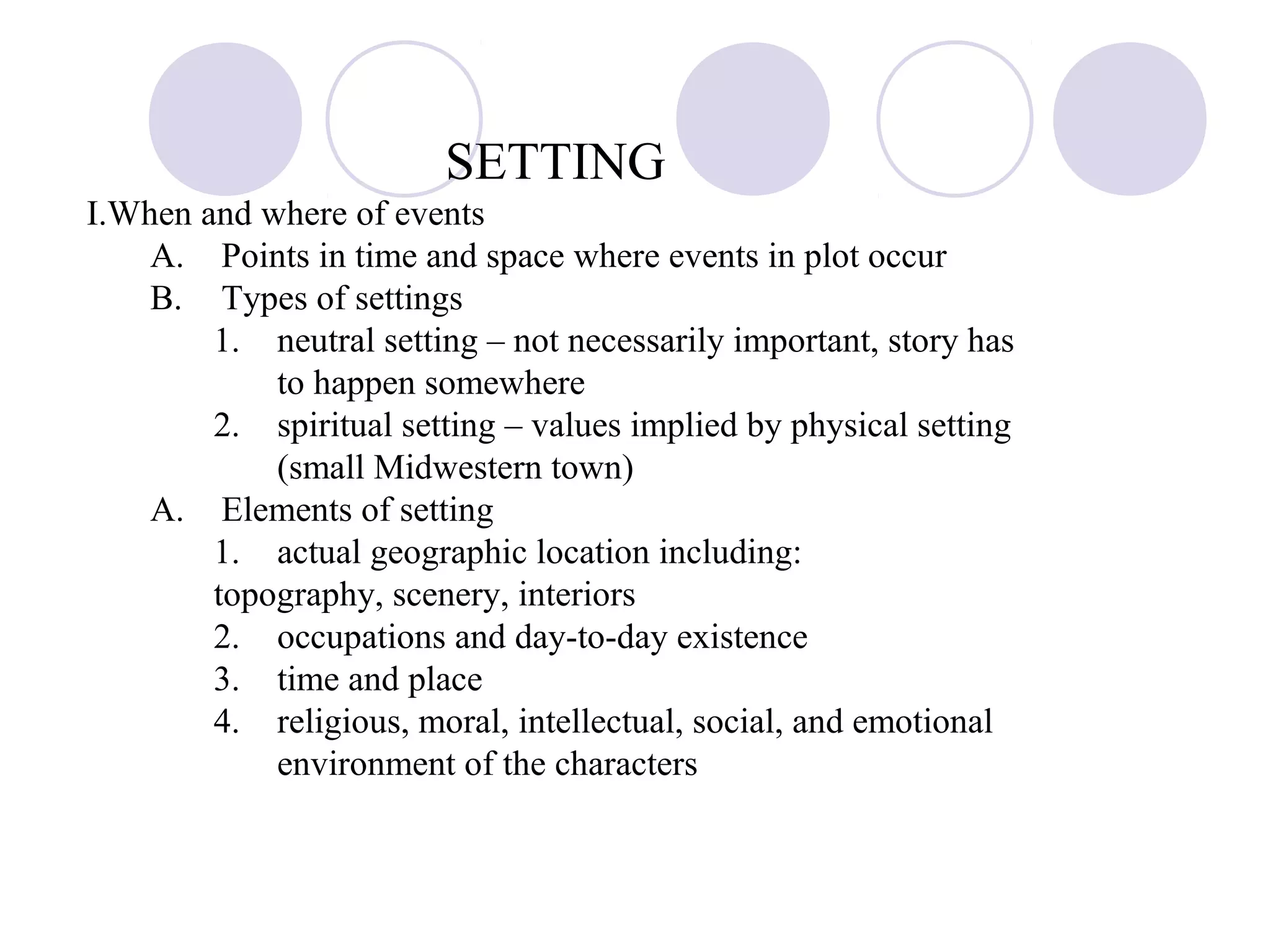 Elements of literature | PPT