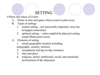 Elements of literature | PPT