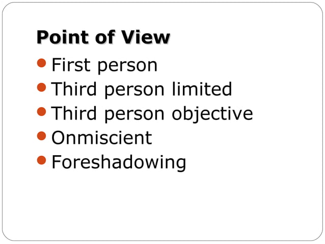 Elements of literature parts of story 1 | PPT