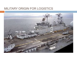 Elements of logistics & supply chain | PPTX