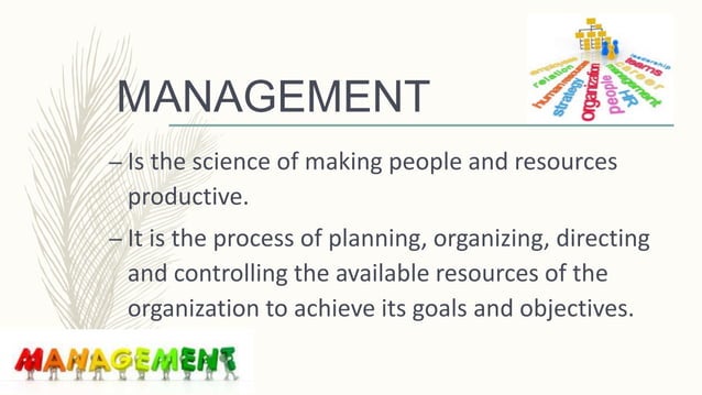 Elements of management | PPTX | Human Resources | Business