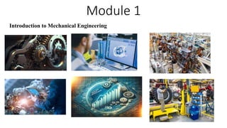 Elements of Mechanical Engineering for BE | PPT