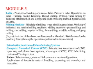 Elements of mechanical engineering introduction | PPTX