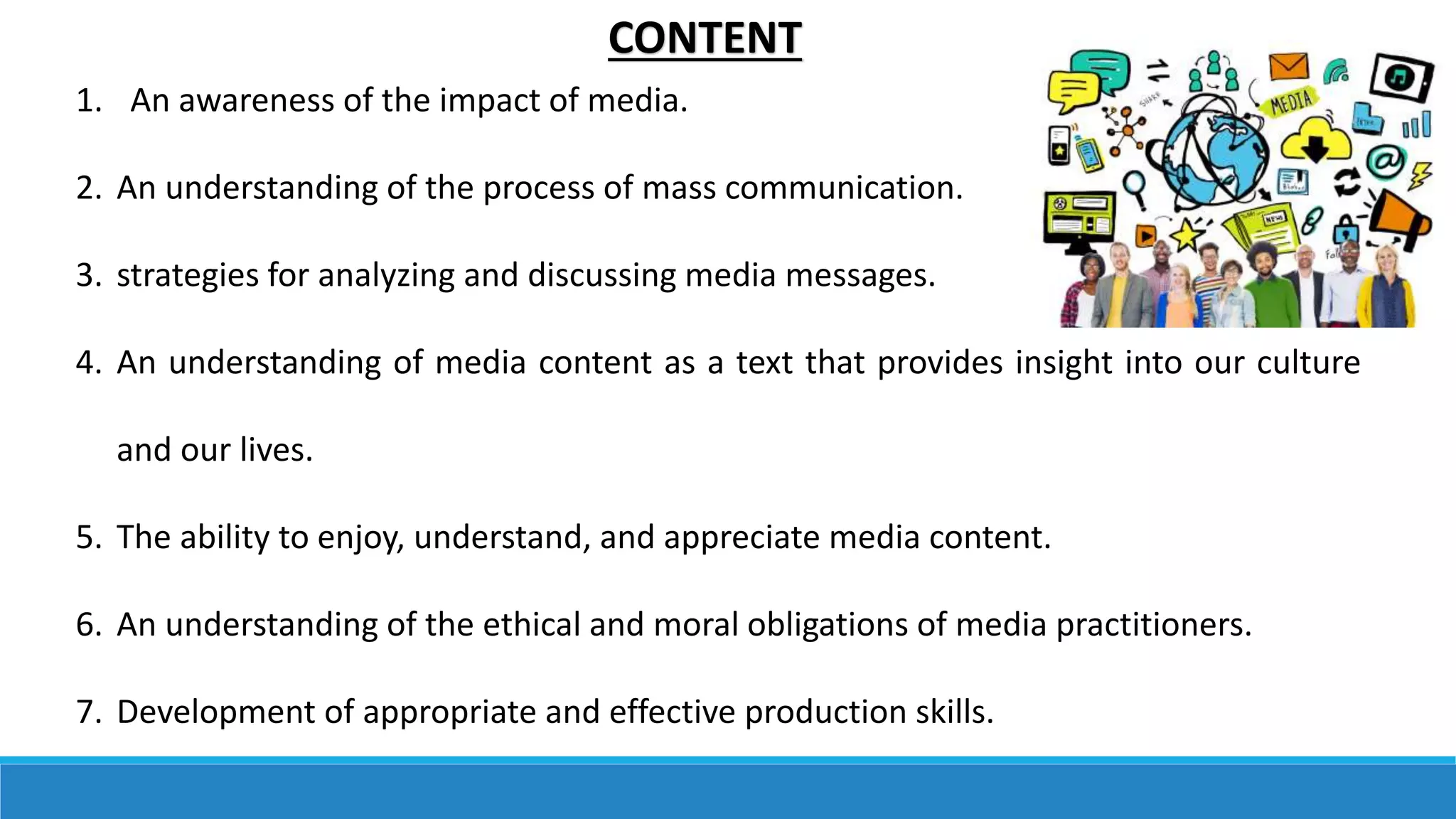 Elements of media literacy | PPTX