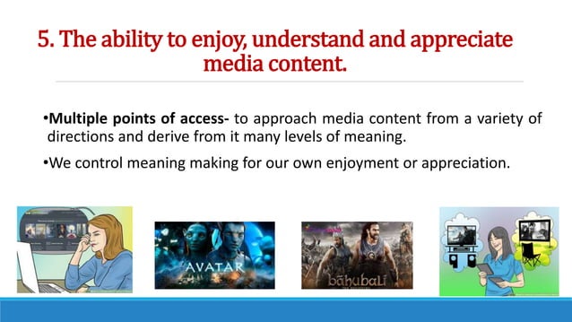 Elements of media literacy | PPTX