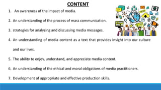 Elements of media literacy | PPTX