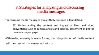 Elements of media literacy | PPTX