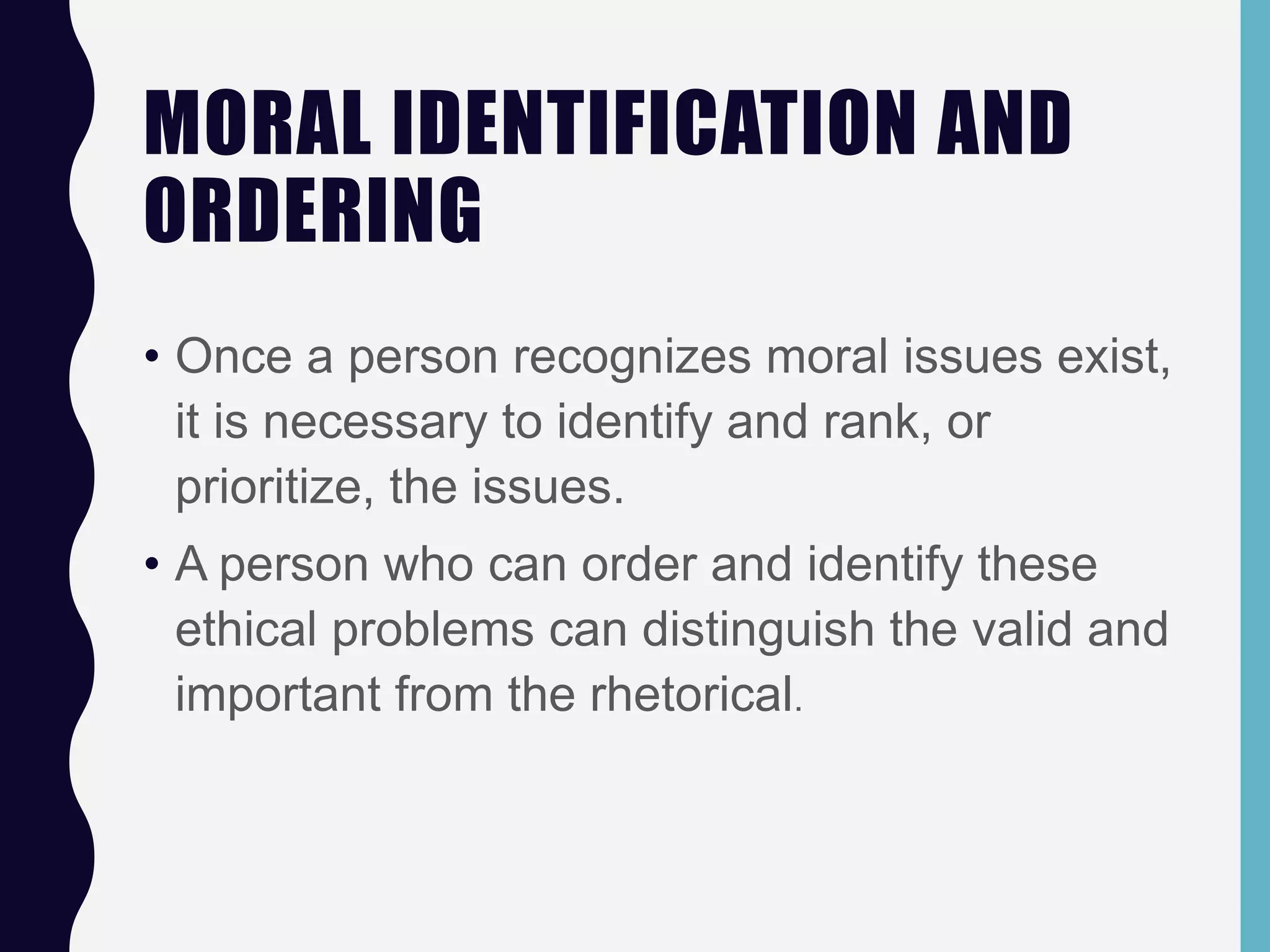 Elements of moral jugdement | PPTX
