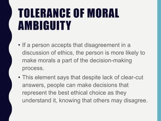 Elements of moral jugdement | PPTX