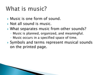 Elements of Music | PPTX