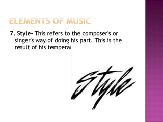 Elements of music | PPTX