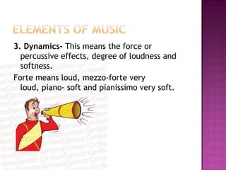 Elements of music | PPTX