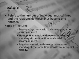 Elements of Music | PPTX