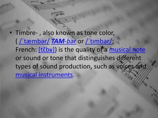 Elements of Music | PPTX