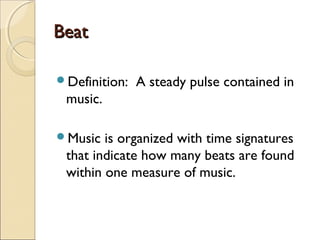 Elements of music | PPT