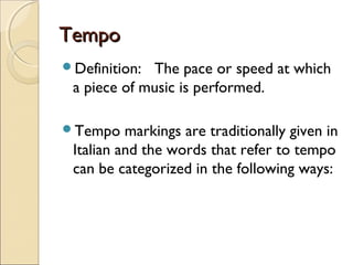 Elements of music | PPT