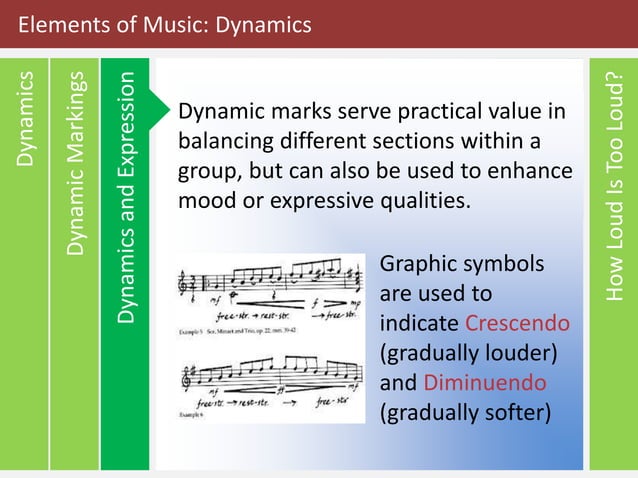 Elements of music: Dynamics and Tone Color | PPTX | Classical Music | Music