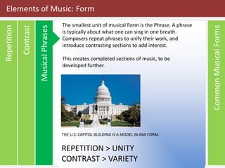Elements of Music: Form | PPTX