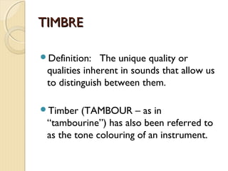 Elements of music great | PPT